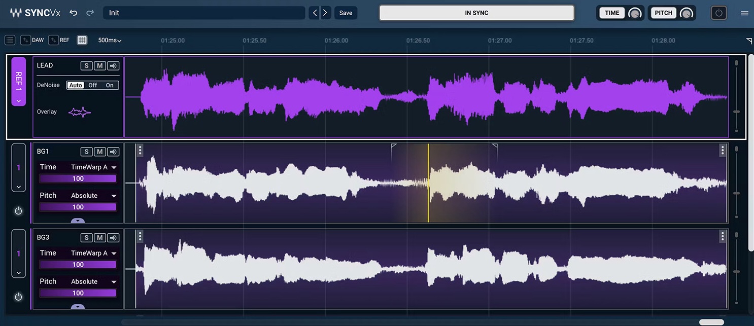 Waves Sync Vx: alineamiento vocal automático e inteligente para la familia Vx | Hispasonic